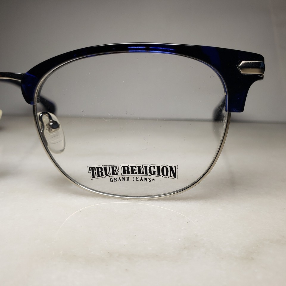 True Religion TRU T013 540BLU Optical Frames 54-20-145 Blue Eyeglasses ...