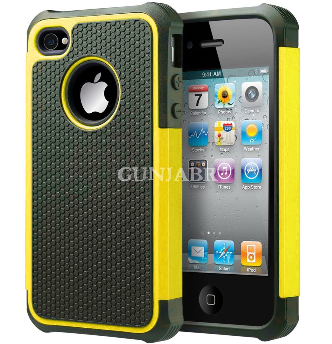 Black And Yellow 5c Cases