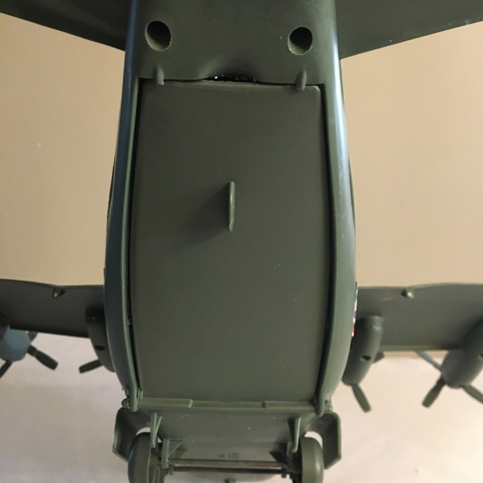 Vintage Processed Plastics Hercules C-130 Plane 6270 Military Toy + Car ...