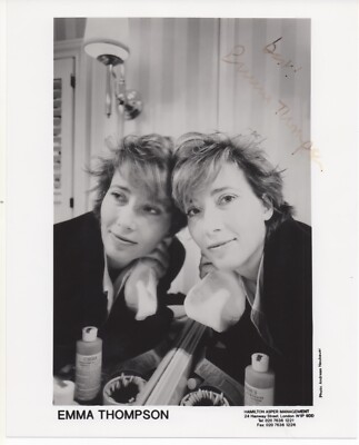 Signed EMMA THOMPSON Beautiful FADED Autographed 8x10 Photo HARRY ...
