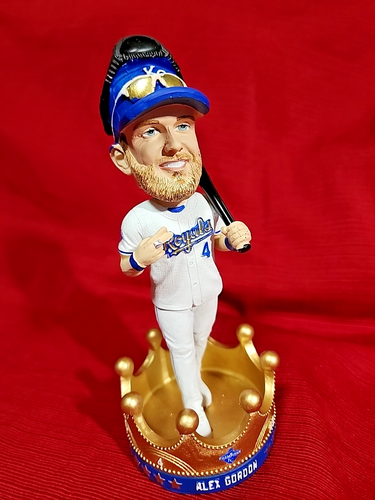 KC Royals Alex Gordo Gordon 2015 World Champion Bobblehead Kansas City ...