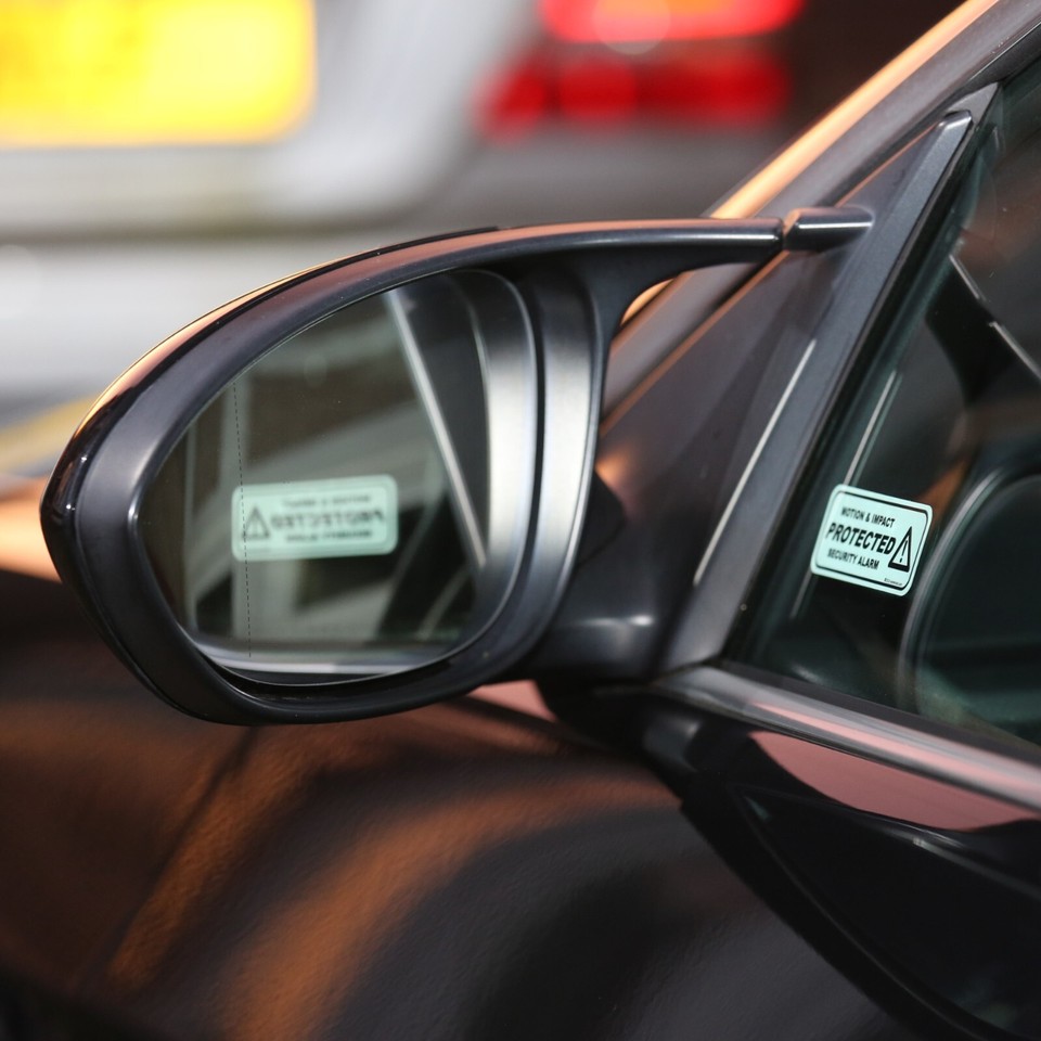 2 x WINDOW WARNING STICKERS INTERNAL GPS TRACKER OBD PORT DISABLED ...