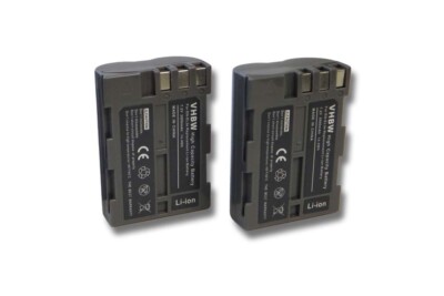 2 Batteries pour Nikon D300 D200 D700 D70 D50 D100 D70s D90 D80 2000mAh ...