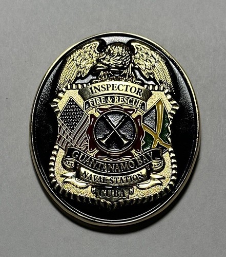 Guantanamo Bay Naval Station Fire and Rescue Inspector Oval Challenge ...