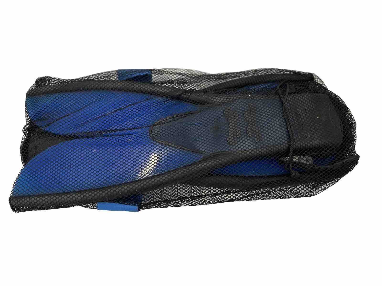 U.S. Divers Blast Split Fins Blue Size M 6.5-9.5 with Mesh Bag | eBay
