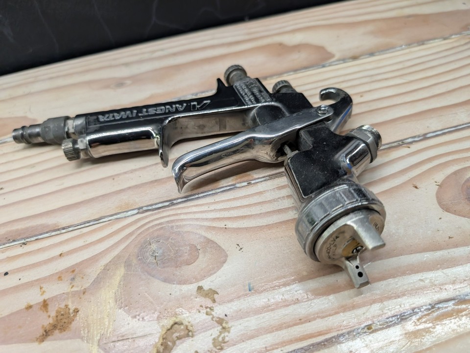 ANEST IWATA Japan LPH-400-LV4 HVLP Gravity Feed Spray Gun Paint Sprayer ...