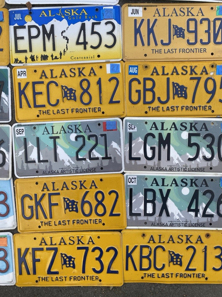 50 Alaska license plates lot for collecting or man cave 2020 | eBay