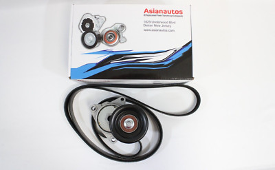 Asianautos Belt and Tensioner 11955JA00C 6PK1805 For Nissan Rogue 2.5L ...