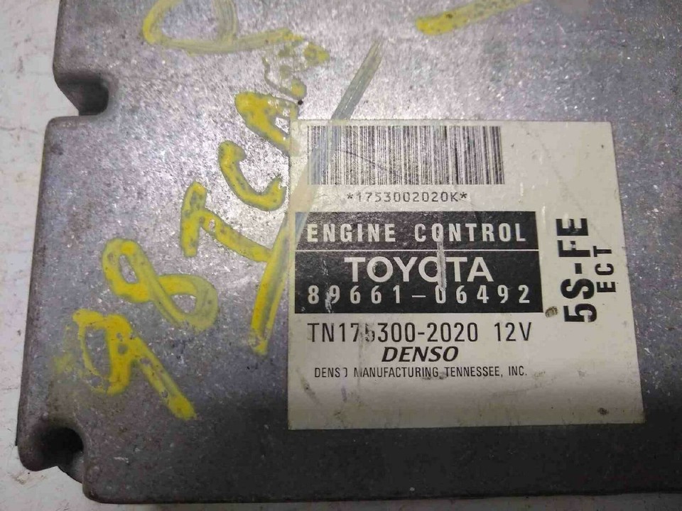1998 TOYOTA CAMRY ENGINE CONTROL MODULE # 89661-06492 | eBay