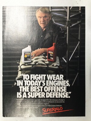 MISC1219 Vintage Advertisement Superflow Oil Joe Madden Taurus Sho ...