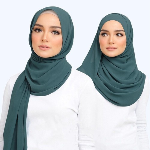 Foulard Hijab Femme Musulmane Voile Islam Tissu Doux Jilbab Niqab Abaya ...