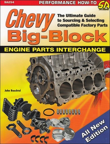 Chevy Big Block Engine Parts Interchange Book 366 396 402 427 454 502 ...