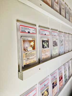 🔥Trading Card Display Shelf - Holds PSA, CGC & Other Graded Slabs ...