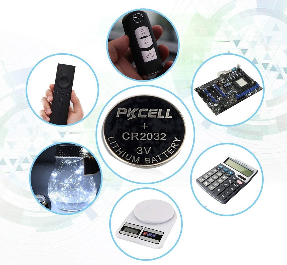 1 Pack Exp 2030* CR2032 3V Lithium Battery DL2032 5004 car remote fob ...