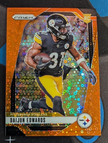 2024 Panini Prizm Orange Disco Prizm Rookie Card RC Daijun Edwards ...