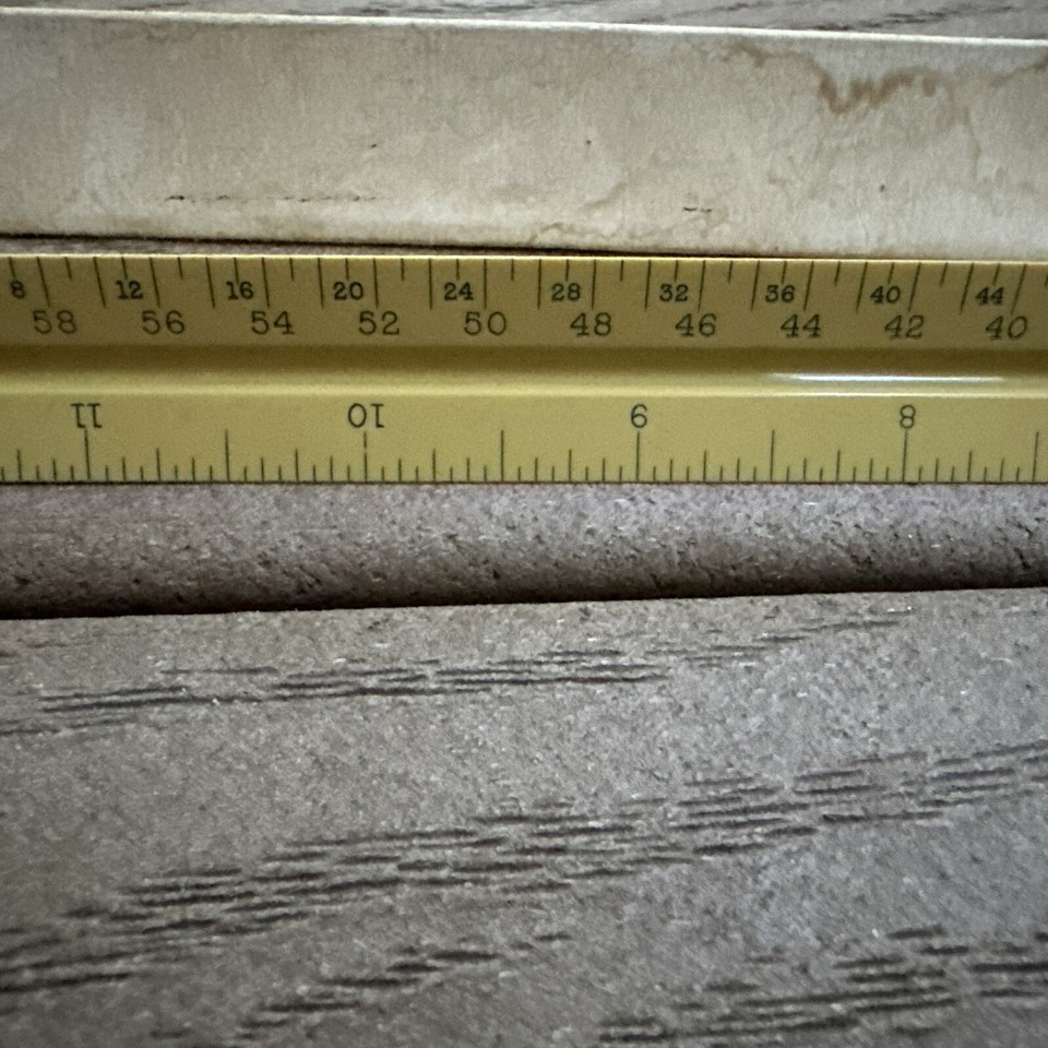 POST 1301P Architect Triangle 3-Sided Drafting Ruler Scale Tan Plastic ...