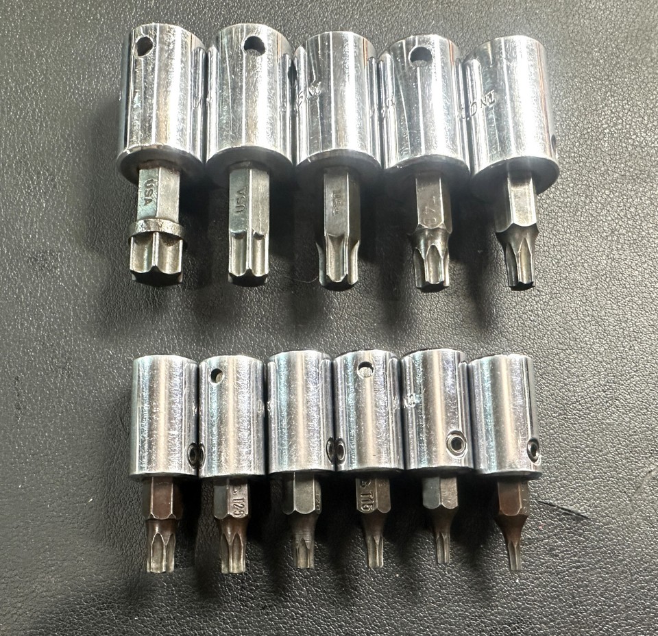 MAC TOOLS ST11T 11-Piece 1/4" and 3/8" Drive Torx® Driver Set USA | eBay