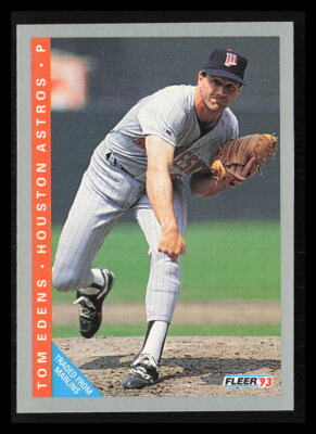 Tom Edens 1993 Fleer #434 Houston Astros | eBay