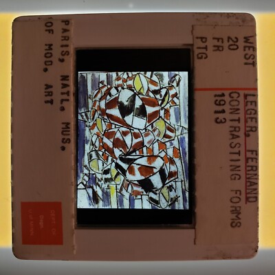 Fernand Leger Contrast of Forms 1913 Art 35mm Glass Slide | eBay