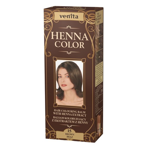 Venita Henna Colorant Naturel Brun 15 avec Henné - 75ml | eBay