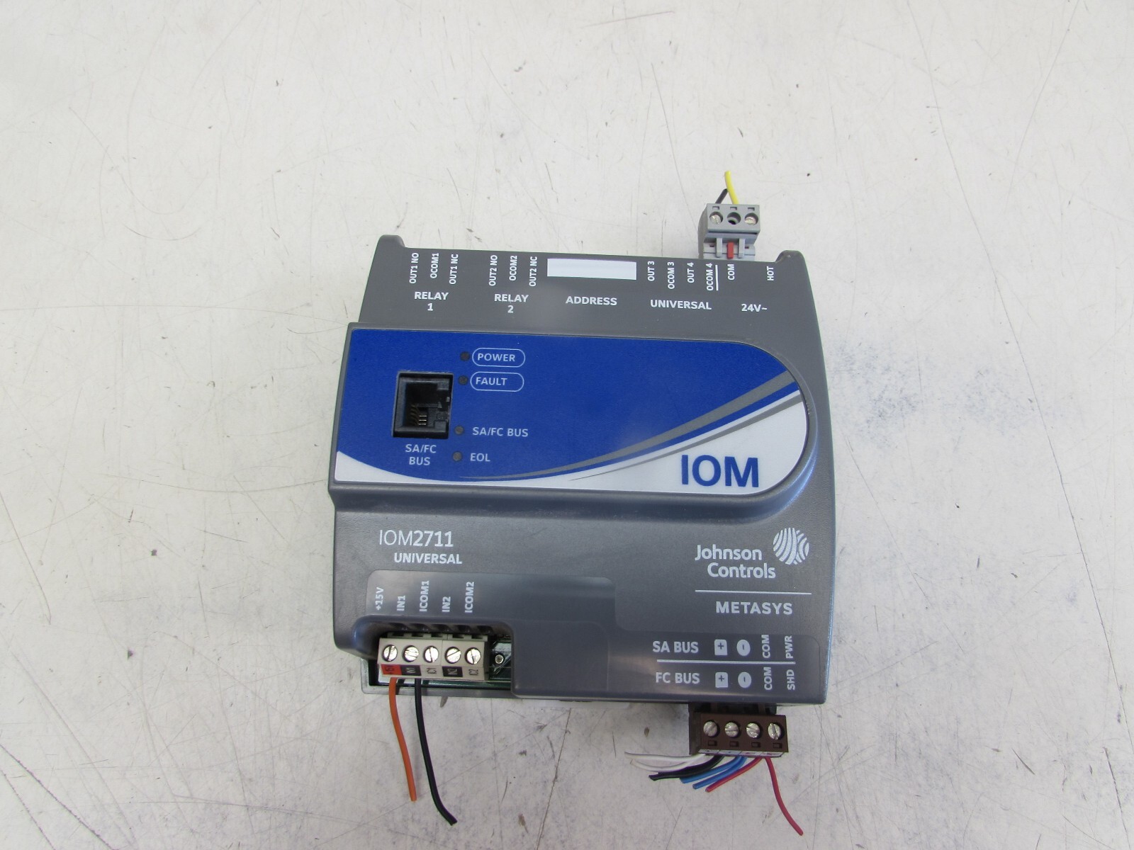 JOHNSON CONTROLS METASYS MS-IOM2711-0 , IN/OUT MODULE ,GOOD TAKEOUT ...