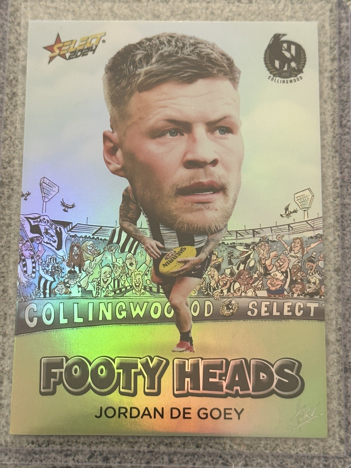 2024 Select Footy Stars Footyheads set - COLLINGWOOD (5 cards) 🖤🤍🖤🤍 | eBay