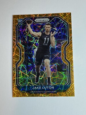 Jake Luton 2020 Panini Prizm Rookie #354 Orange Lazer RC Jaguars | eBay