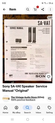 vintage sony tower speakers | eBay