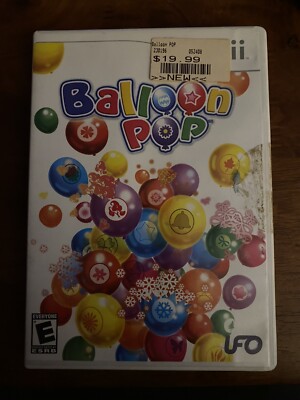 Balloon Pop (Nintendo Wii, 2008) 695771900415| eBay