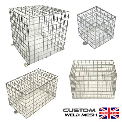 Wire Mesh Guards Various Sizes Sensor Light CCTV Bespoke Anti Vandal ...