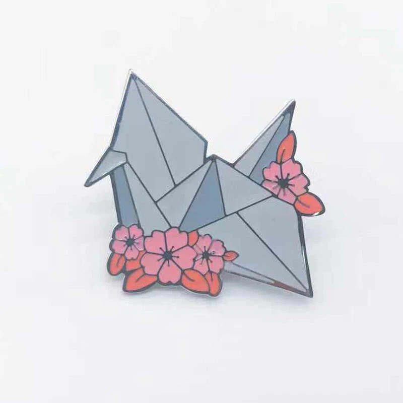 Origami Crane Tattoo Cherry Blossom
