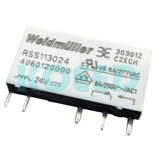 Weidmüller RSS113024 250VAC/ 24VDC AgNi Plug-in Relay for sale online ...