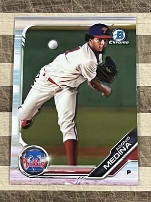 2019 Bowman Chrome Prospects Baseball Adonis Medina Card #BCP-29 | eBay