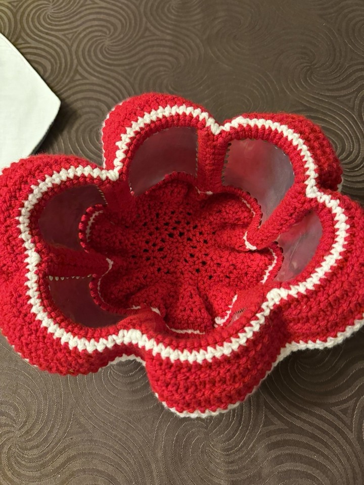 Bud Light Crochet Can Heads Hat Red White Breweriana Collectible Unique ...