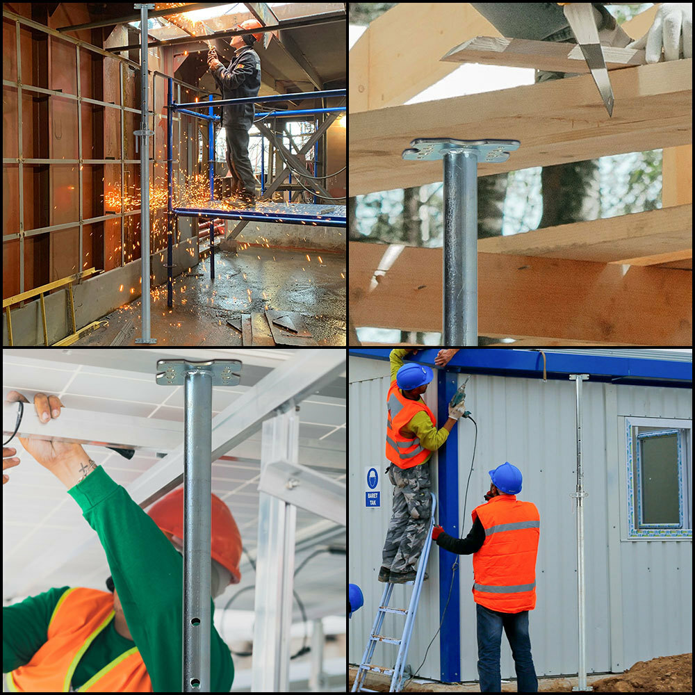 Adjustable Acrow Acro Zinc Plated Steel Acrow Props Building Prop Wall ...