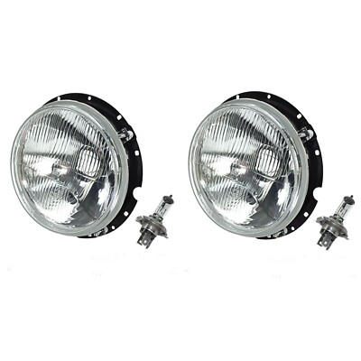 HEADLIGHT ASSEMBLY SET, VW BEETLE 67-79, GHIA,THING, T-3 & BUS 68-79 ...
