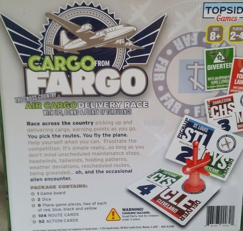 Cargo from Fargo game | eBay