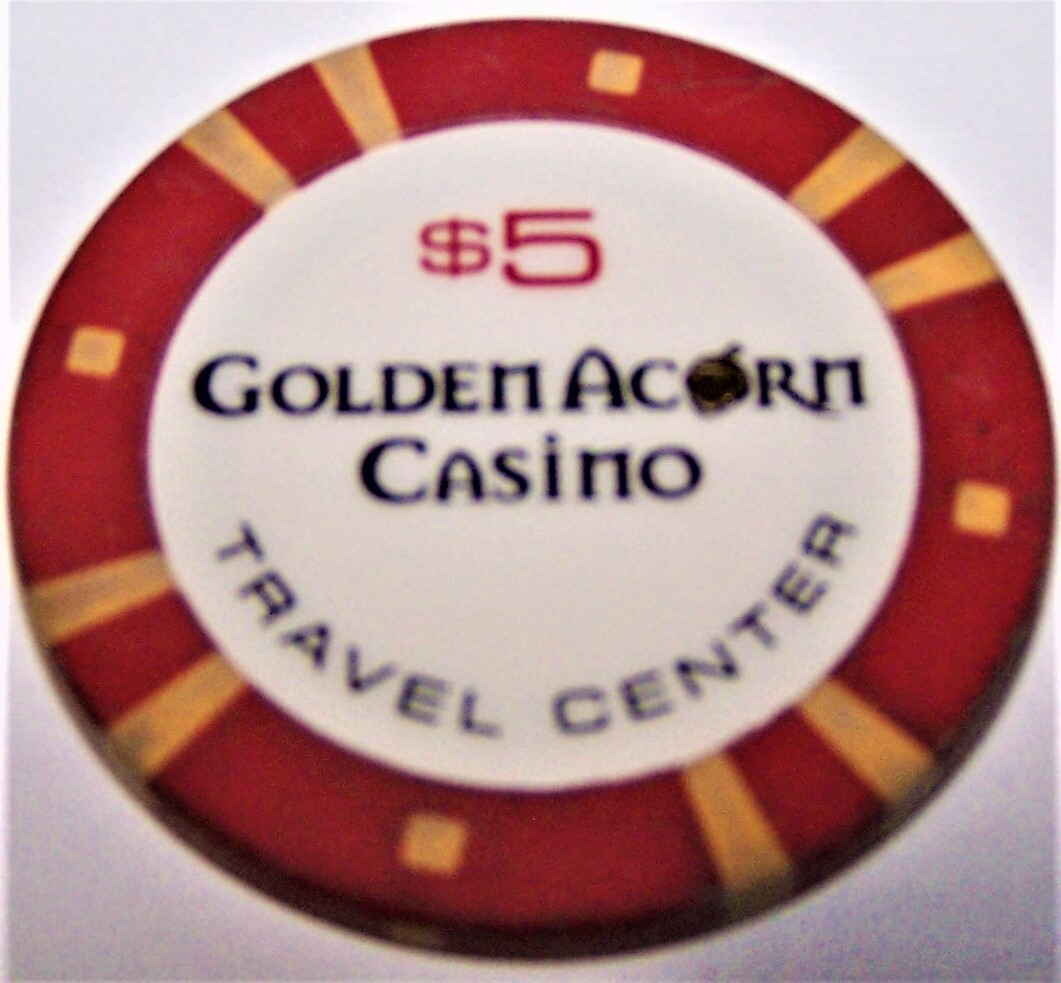Golden Acorn Casino California 5 Dollar Gaming Chip as pictured | eBay