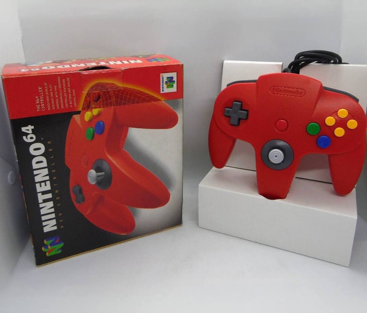 Nintendo 64 Gaming Controller - Red for sale online | eBay