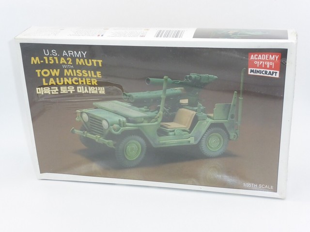 Academy 1 35 M151-a2 Mutt With Tow Missile Launcher Model Kit #1325 for ...