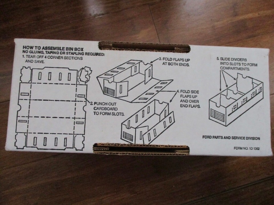 10 NOS Ford Motorcraft Small Parts Bin Boxes OEM | eBay