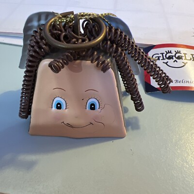 Vtg BELSNICKEL Annabelle Angel Giggle-Lings Ornament Collectible Bell W ...