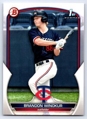 2023 1st Bowman Draft #BD-69 Brandon Winokur Minnesota Twins BASEBALL ...
