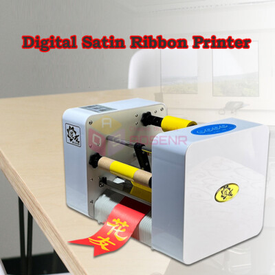Digital Ribbon Printer Satin Ribbon Printing Machine Ribbon Bronzing ...