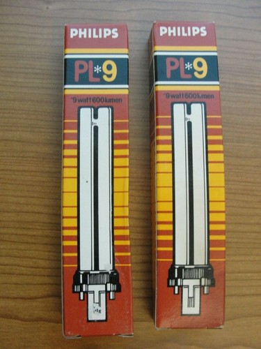 Lot of 2 pieces new Philips PL-9 FluorescentTube Lamp PL9 | eBay