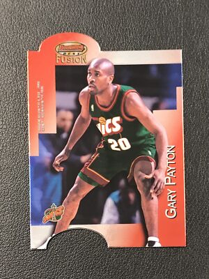 1998-99 Bowman's Best #MI2 Gary Payton / Damon Stoudamire Mirror Image ...