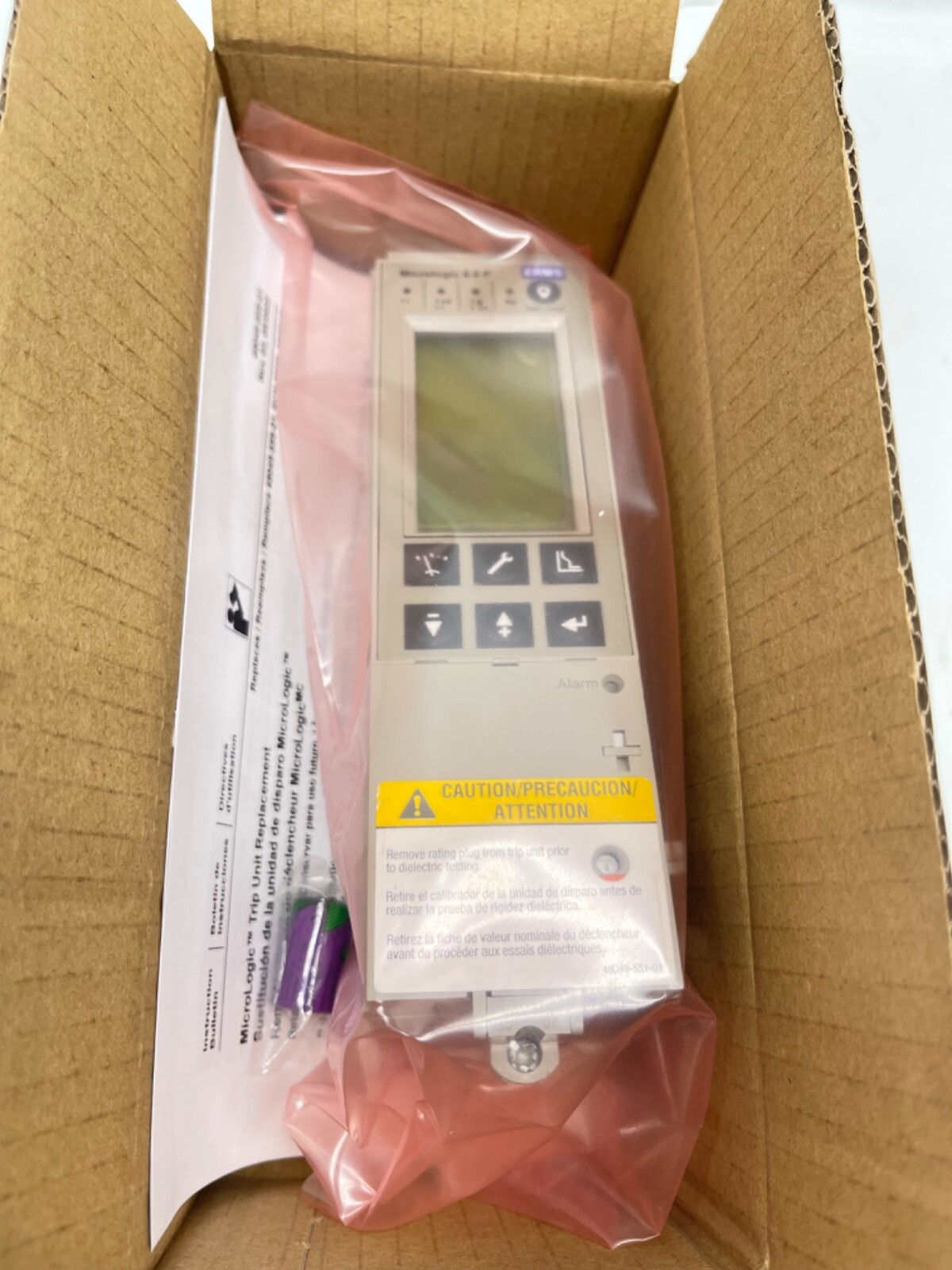 SCHNEIDER ELECTRIC /SQUAR D TRIP UNIT S163A ERMS MICROLOGIC 5.0P ...