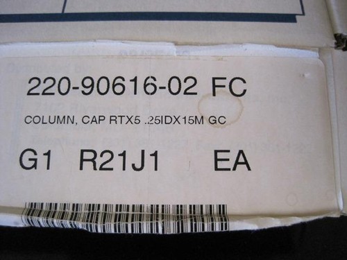 RESTEK RTX-5 CAT 50090-105 CHROMATOGRAPHY GC COLUMNS 50 M .32MM 5.0 UM ...