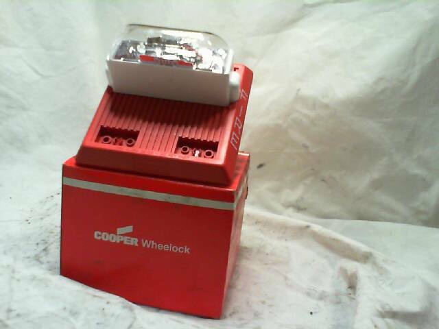 Cooper Wheelock Mt-24mcw-fr 123301 Multitone Signal Fire Alarm Strobe ...