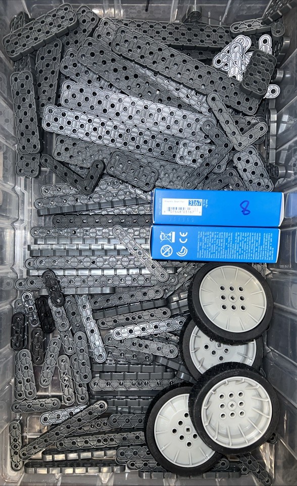 Vex IQ Super Kit Bin, Tray, And Vex IQ Assorted Parts As Pictured | eBay